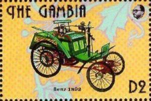 Stamp: Benz, 1892 (Gambia) (Benz Automobiles (1993)) Mi:GM 1608,Sn:GM ...