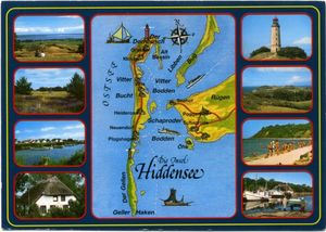 Postcard: Die Insel | Hiddensee (Germany, Federal Republic(Hiddensee ...