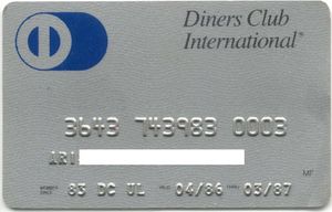 Tarjeta de Banco: Diners Club International (mf) (Diners Club ...