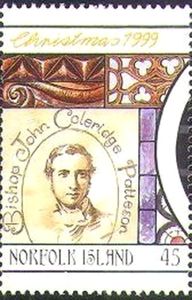 Stamp: Bishop John Coleridge Patteson (1827-1871) (Norfolk Island ...