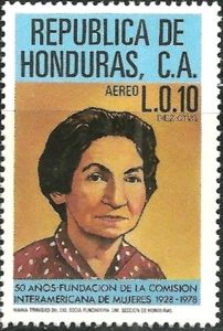 Stamp: Maria Trinidad del Cid (Honduras) (Inter-American Women’s ...