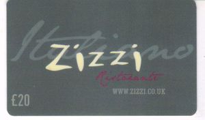 Gift Card: Zizzi on gray (Zizzi Ristorante, United Kingdom of Great ...