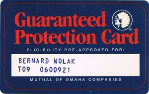 Functional Card: Guaranteed Protection Card (Insurance, United States ...