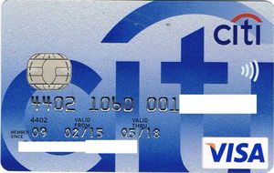 Bank Card: VISA Citi (Bank Handlowy/Citibank, PolandCol:PL-VI-0052.02