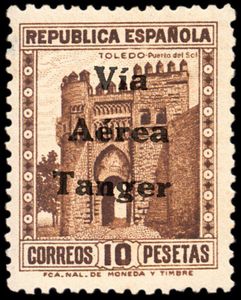 Sello: Stamp of Spain, Enabled (Tánger, oficina de correos española ...