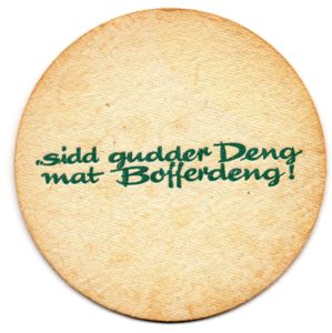 Sous-bock de bière: Bofferding (Brasserie Nationale SA, LuxembourgCol ...