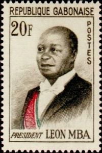 Stamp: President Leon Mba (Gabon(President Leon Mba) Mi:GA 168,Sn:GA ...