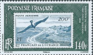 Stamp: Air Mail stamp from 1948 (French Polynesia(Stamps of French ...