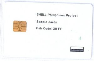Phonecard: SHELL Philippines Project Sample Card 39FF (Test, Proof ...