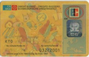 Bank Card: Schweizerische Kreditanstalt-EC (Schweizerische ...