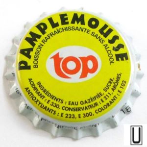 Capsule de bouteille: Top Pamplemousse (Les Brasseries du Cameroun ...