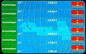 Stamp: Map (Kiribati(Maps) Mi:KI 631-636,Sn:KI 618,Yt:KI 306-311