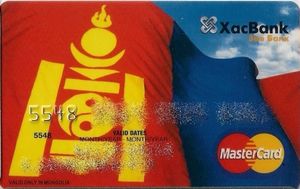 Bank Card: XacBank (XacBank, MongoliaCol:MN-MC-0008
