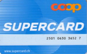 Functional Card: Coop - Supercard (Shops - Supermarkets, Switzerland(Coop) Col:CH-COOP-003.01