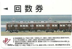 Transport Ticket: City Train - Hankyu Railway 8000 series (Japan ...