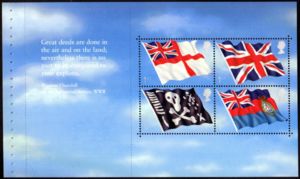 Stamp: Royal Navy Submarine Service - Flags (United Kingdom of Great ...