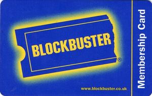 Functional Card: Blockbusters. Membership card (Shops - Audio and Video ...