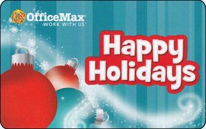 Gift Card: Happy Holidays (OfficeMax, United States of America ...