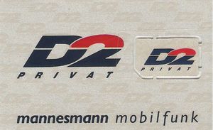 Cartões Telefônicos: D2-Privat - mannesmann (Ellen Lohr) (Vodafone ...
