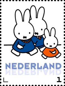 Stamp: Miffy in the Museum (Netherlands: Personalized stamps(Miffy) NVP ...