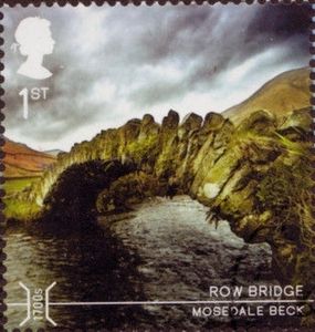 Stamp: Row Bridge, Mosedale Beck (United Kingdom of Great Britain ...