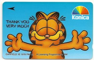 Phonecard: Garfield Thank You (Singapore Telecom, Singapore) (Privates ...