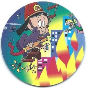 Meal Toy: Elmer Fudd (Flippo's/Pogs/Tazos, Netherlands) (010 Adventure ...