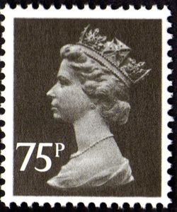 Stamp: Queen Elizabeth II - Decimal Machin (United Kingdom of Great Britain & Northern Ireland ...