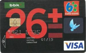 Bank Card: Bbk 26 + = (BBK - Caja Bilbao Bizkaia, SpainCol:ES-VI-0448.02