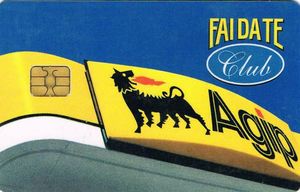 Functional Card: FAI DA TE - Club (Filling Stations, Italy(Agip) Col:IT ...