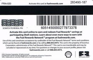 Functional Card: Shell Fuel Rewards (Fuel Stations, United States of ...