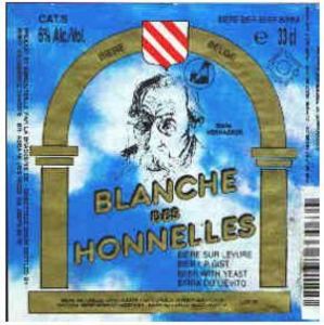 Drink Label: Blanche des Honnelles (Brasserie de l'Abbaye des Rocs, S.A ...