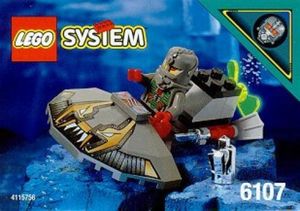 Lego Set: Recon Ray (Aquazone) (Stingrays) Leg:6107-1