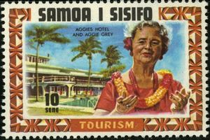 Stamp: Aggie Grey (Samoa(Tourism 1971) Mi:WS 240,Sn:WS 347,Yt:WS 283,Sg ...