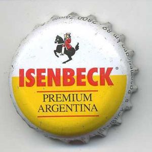 Tapa de botella: Isenbeck (C. A. S. A. Isenbeck, Argentina) Col:BE-AR-00053