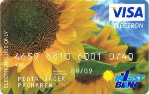 Bank Card: Sunflower (Invest Bank, PolandCol:PL-VE-0069.01