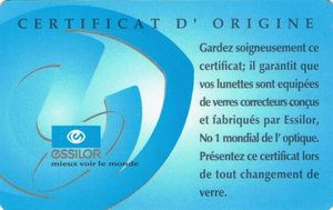 Functional Card: Essilor (Shops - Optics, Greece(Essilor) Col:GR-ESSI ...