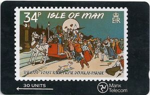 Telefonkarte: The Last Toast Rack Home Douglas Parade (Manx Telecom ...