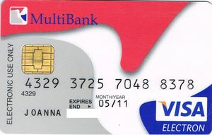 Bank Card: Multibank (BRE Bank SA/MultiBank/mBank, PolandCol:PL-VE-0057.02