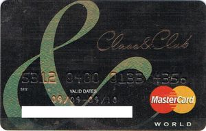 Bank Card: Class & Club (Raiffeisen Bank Polska S.A., PolandCol:PL-MC ...