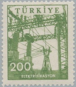 Stamp: Electric Transformer (Türkiye (Turkey)(Industry and Technology ...