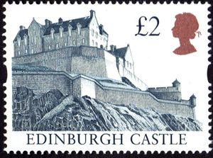 Stamp: Edinburgh Castle (United Kingdom of Great Britain & Northern ...