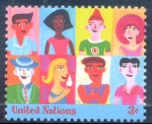 Stamp: Portraits of people (UNO New YorkMi:NT-NY 1222,Sn:NT-NY 1006,Yt ...