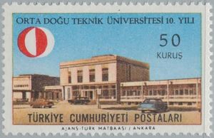 Stamp: Technical university (Türkiye (Turkey)(Technical university 3v ...