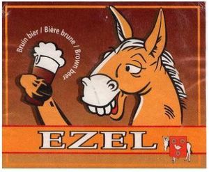 Drink Label: Ezel Bruin bier (Bavik-De Brabandere, BelgiumCol:BE-BEER ...