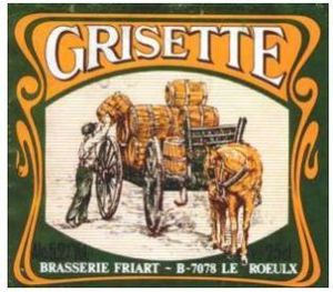 Drink Label: Grisette (Brasserie St-Feuillien / Friart, BelgiumCol:BE ...