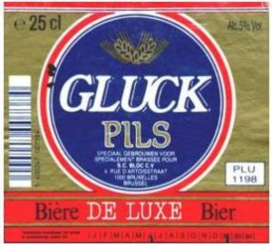 Drink Label: Gluck Pils (Haacht, BelgiumCol:BE-BEER-000665
