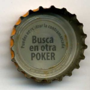 Bottle Cap: Poker (Cervecería Bavaria S.A., ColombiaCol:BE-CO-00028
