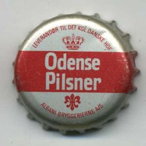 Kronkorken: Albani Odense Pilsener (Albani Bryggerierne, DänemarkCol:BE ...