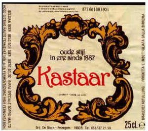 Drink Label: Kastaar (Brouwerij de Block, BelgiumCol:BE-BEER-000810